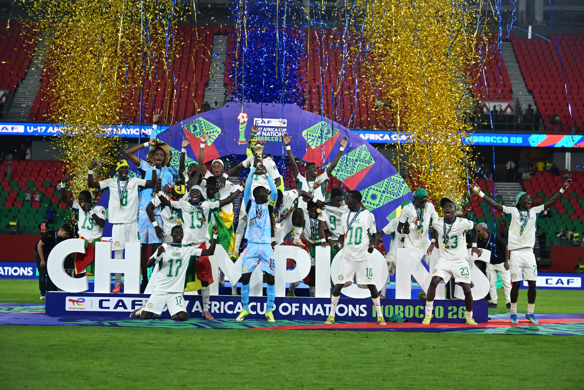 CAN U17 : le Sénégal sacré champion d’Afrique pour la deuxième fois